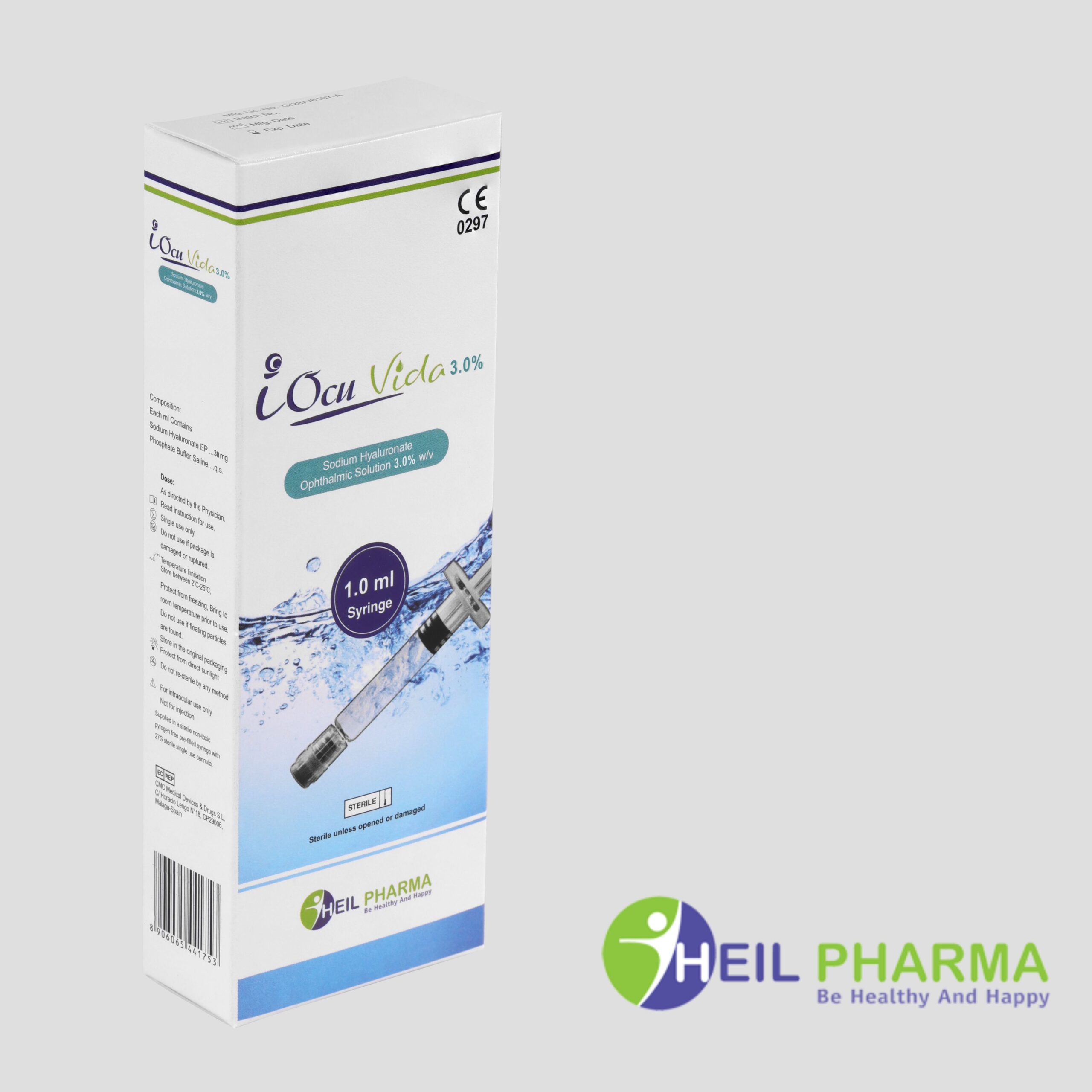 Sodium Hyaluronate Ophthalmic Solution 3% – Heil Pharma